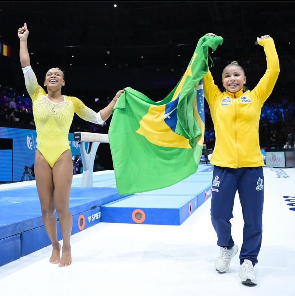 Com prata e bronze, Rebeca Andrade e Flávia Saraiva fazem dobradinha no ...