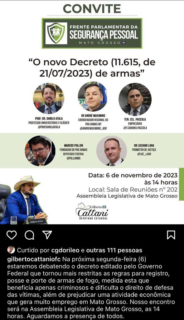 Bolsonarista promove debate para defender posse de arma como bem social ...